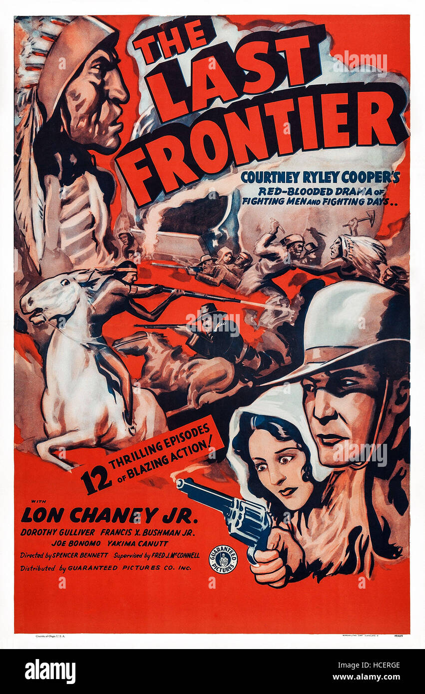 THE LAST FRONTIER, US poster art, bottom from left: Dorothy Gulliver ...