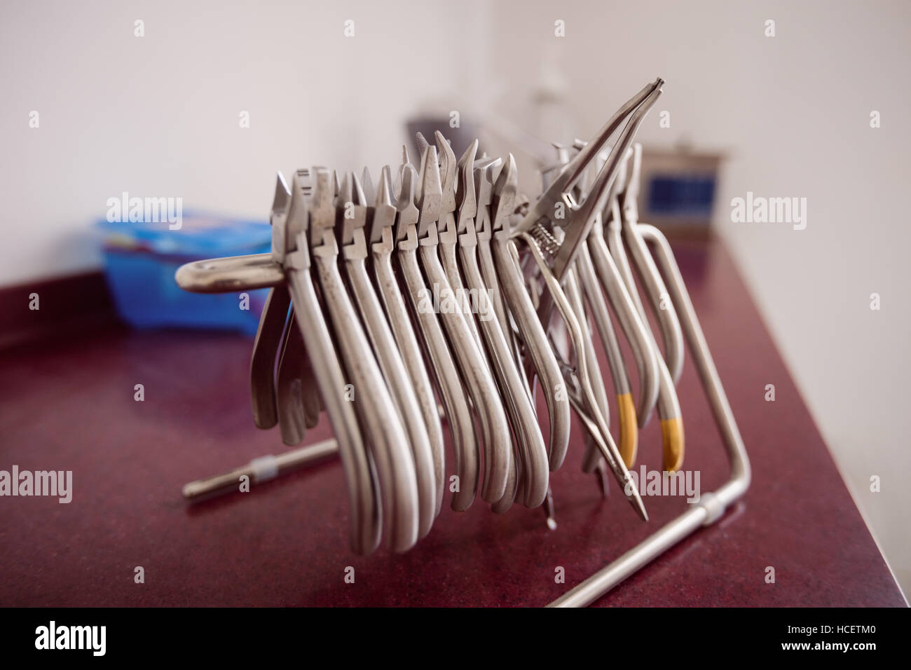 Close up of dental tools Stock Photo - Alamy