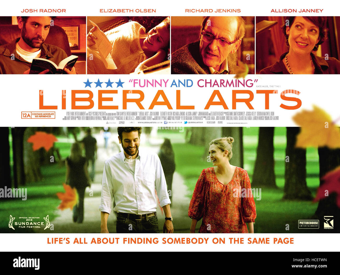 LIBERAL ARTS, British poster art, top, from left: Josh Radnor ...