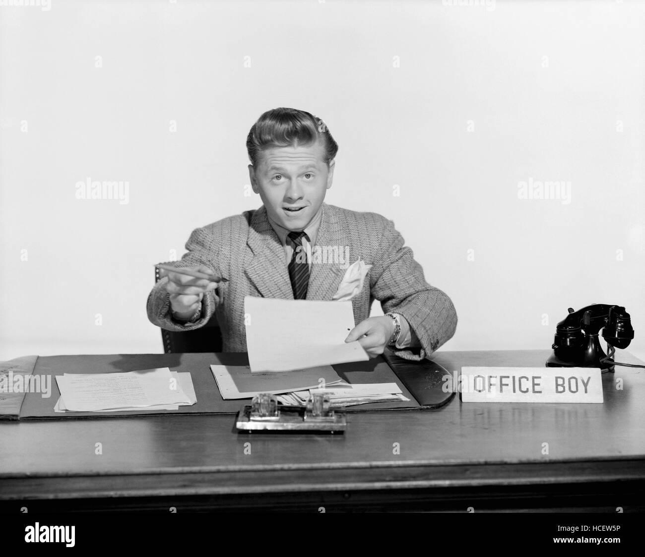 LIFE BEGINS FOR ANDY HARDY, Mickey Rooney, 1941 Stock Photo - Alamy