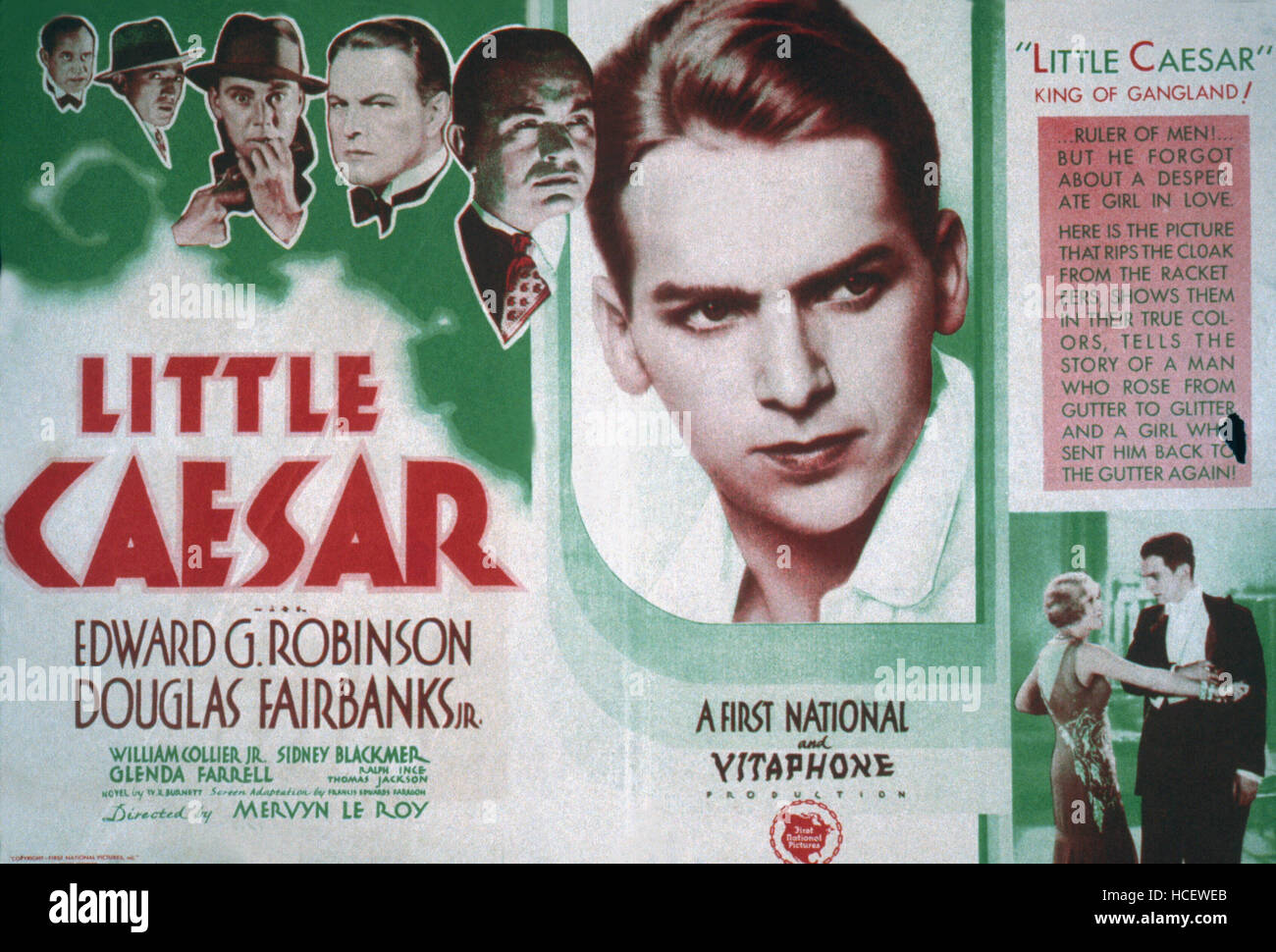 LITTLE CAESAR, Ralph Ince, George E. Stone, William Collier Jr., Sidney ...