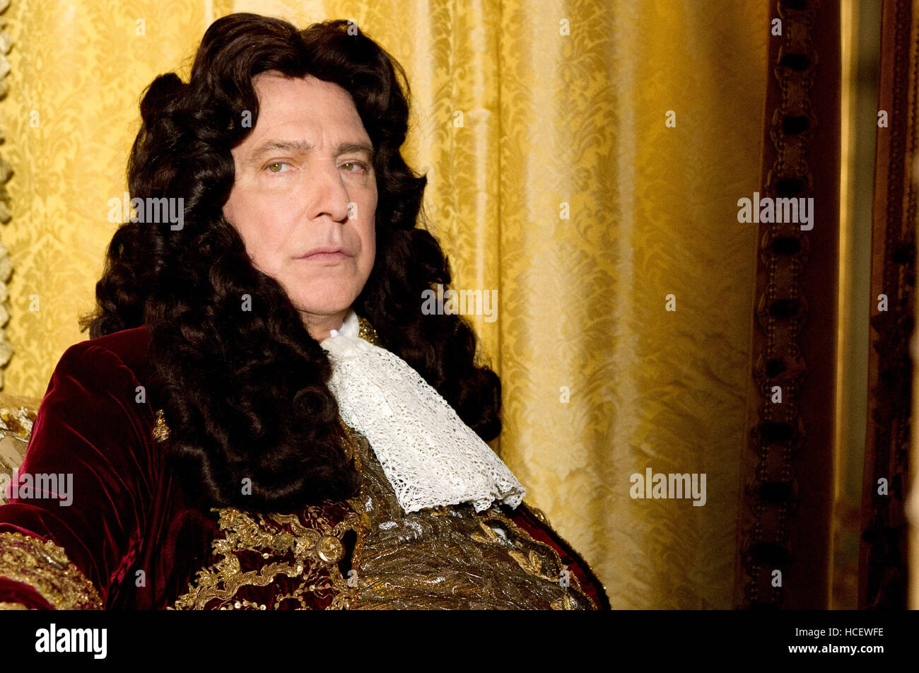 A LITTLE CHAOS, Alan Rickman, as King Louis XIV, 2014. ph: Alex Bailey ...