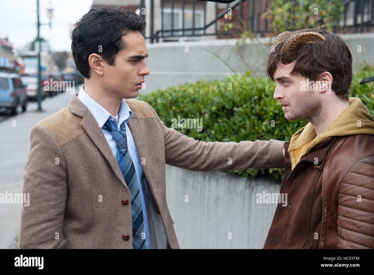 HORNS, from left: Max Minghella, Daniel Radcliffe, 2013. ph: Doane ...