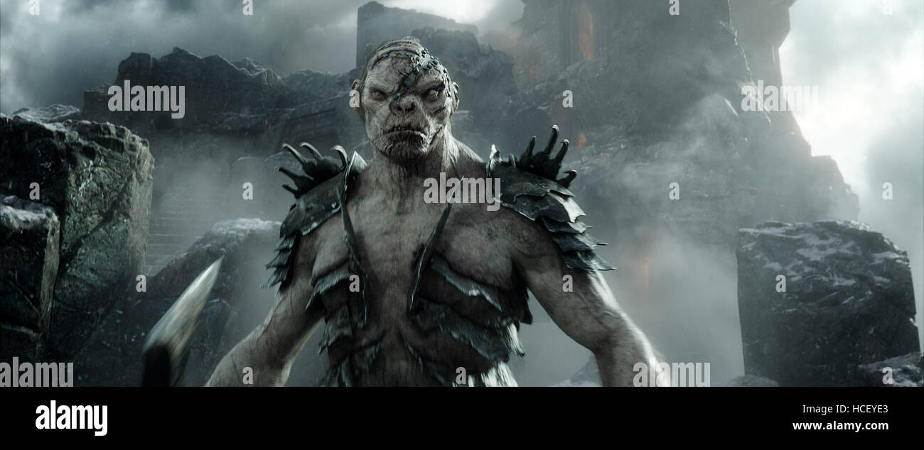 THE HOBBIT: THE BATTLE OF THE FIVE ARMIES, Conan Stevens, 2014. ©Warner ...