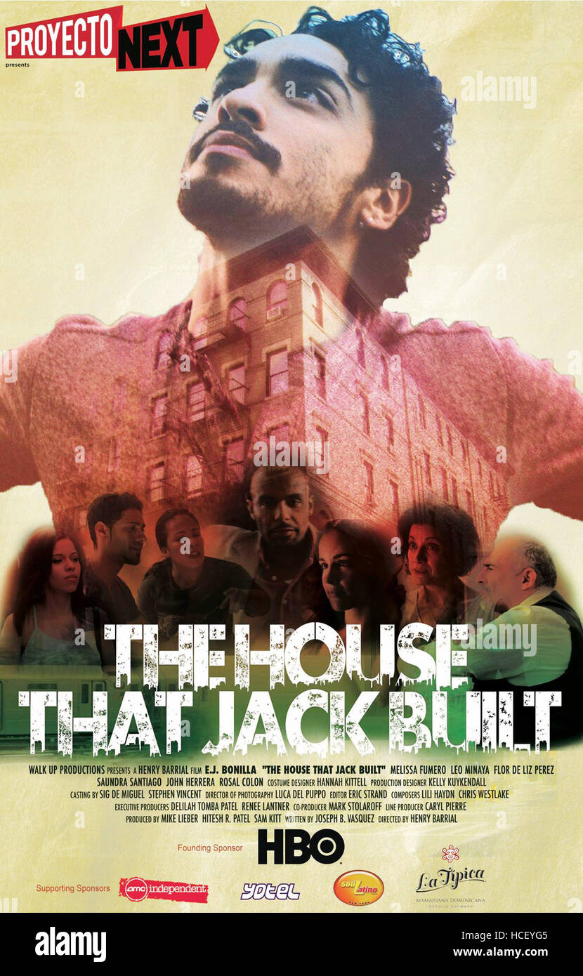 THE HOUSE THAT JACK BUILT, poster, E.J. Bonilla (top), Melissa Fumero ...