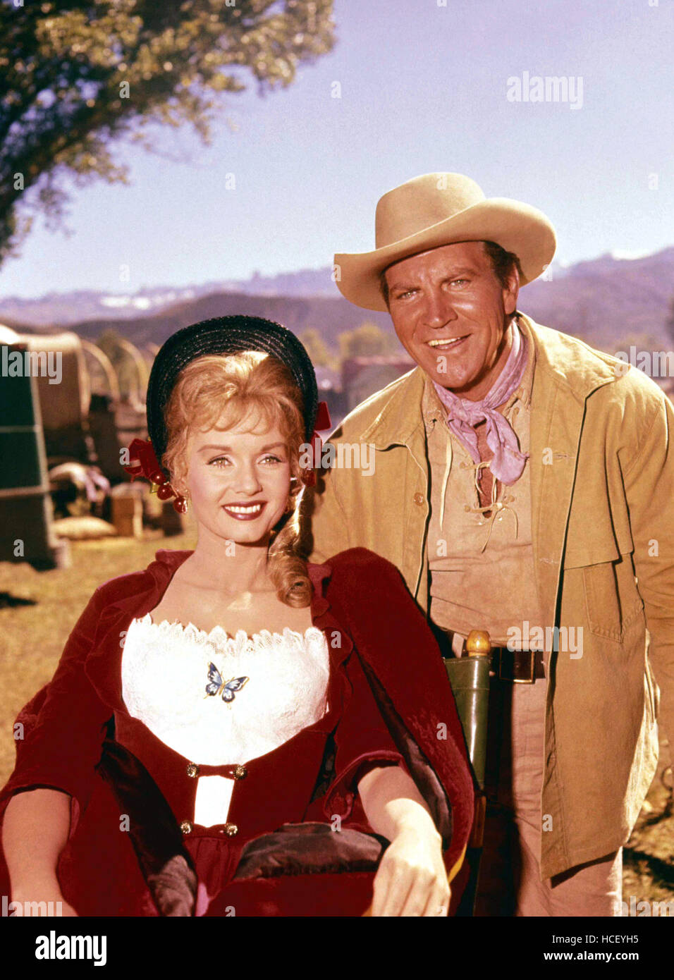 HOW THE WEST WAS WON, Debbie Reynolds, Robert Preston, 1962 Stock Photo ...