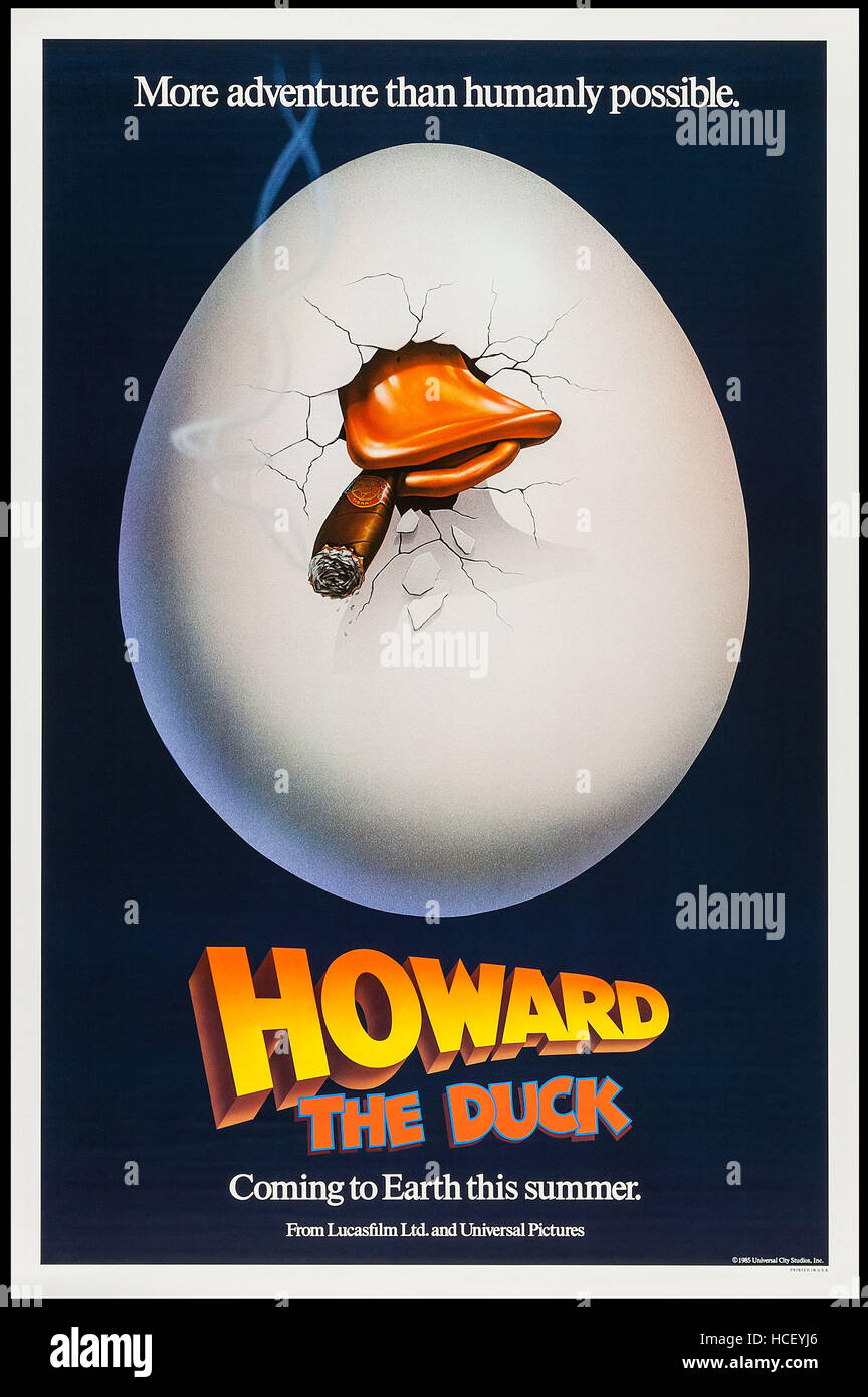 HOWARD THE DUCK, U.S. poster art, 1986, ©Universal Pictures/courtesy ...