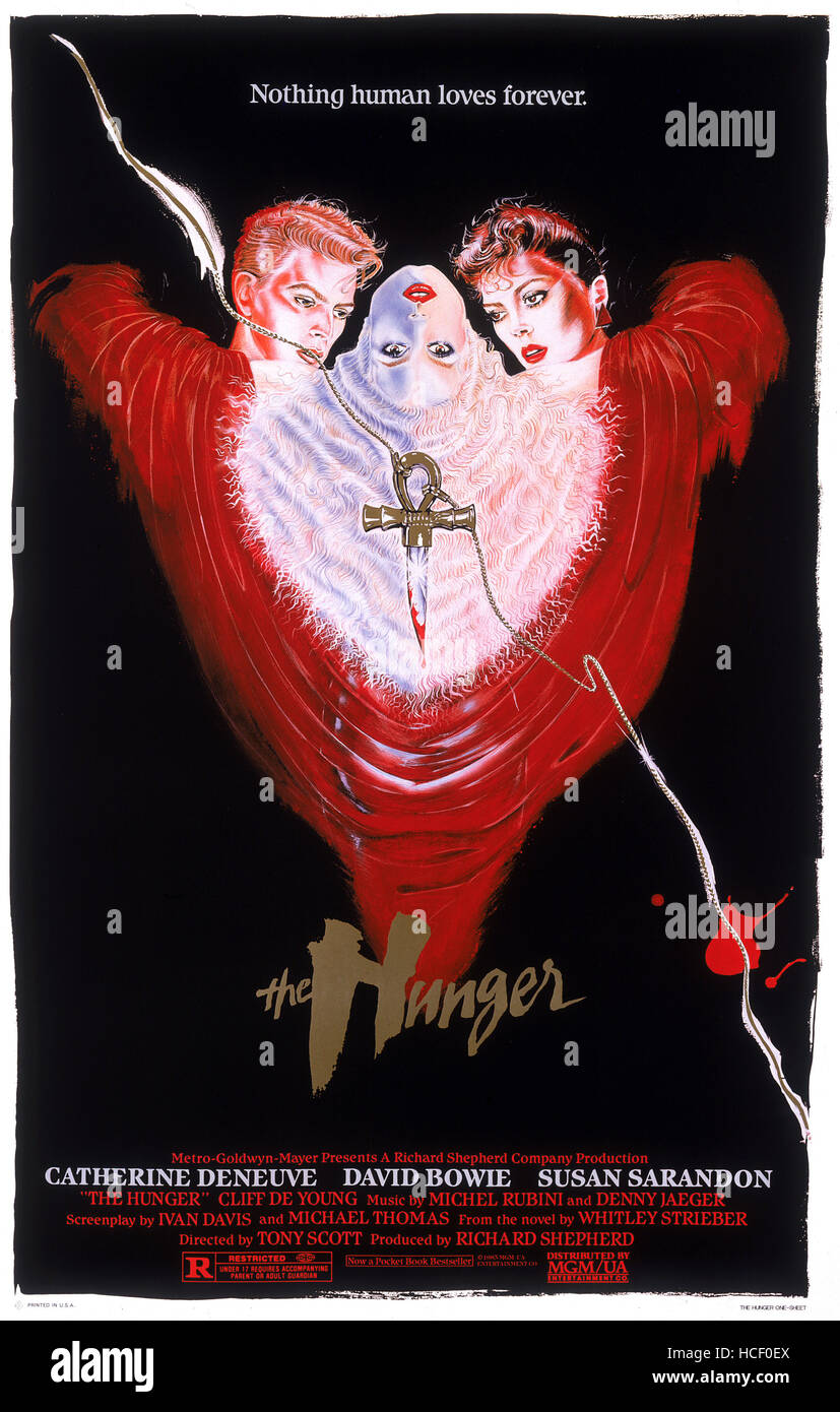 THE HUNGER, David Bowie, Catherine Deneuve, 1983, (c) MGM/courtesy ...