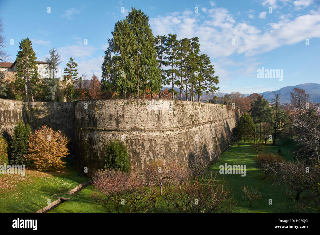 Bergamo, Italy: the Venetian Walls. The Venetians built these fortified ...
