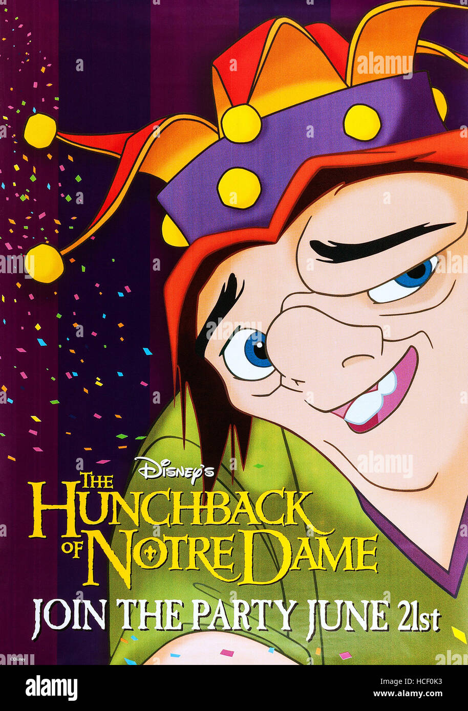 THE HUNCHBACK OF NOTRE DAME, US advance poster art, Quasimodo, 1996 ...