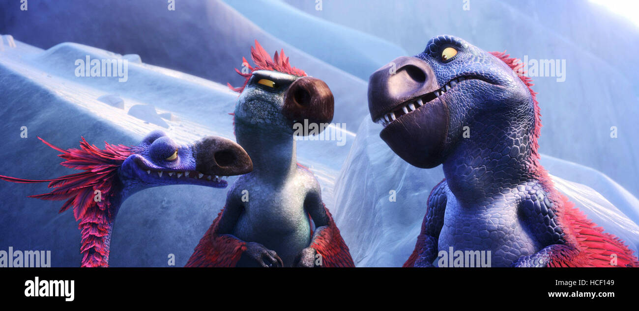 ICE AGE: COLLISION COURSE, The Dino Birds, from left: Roger (voice: Max ...