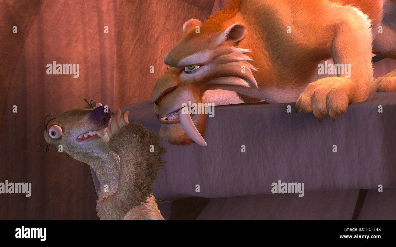 ICE AGE, Sid the Sloth, Diego, 2002, TM & Copyright (c) 20th Century ...