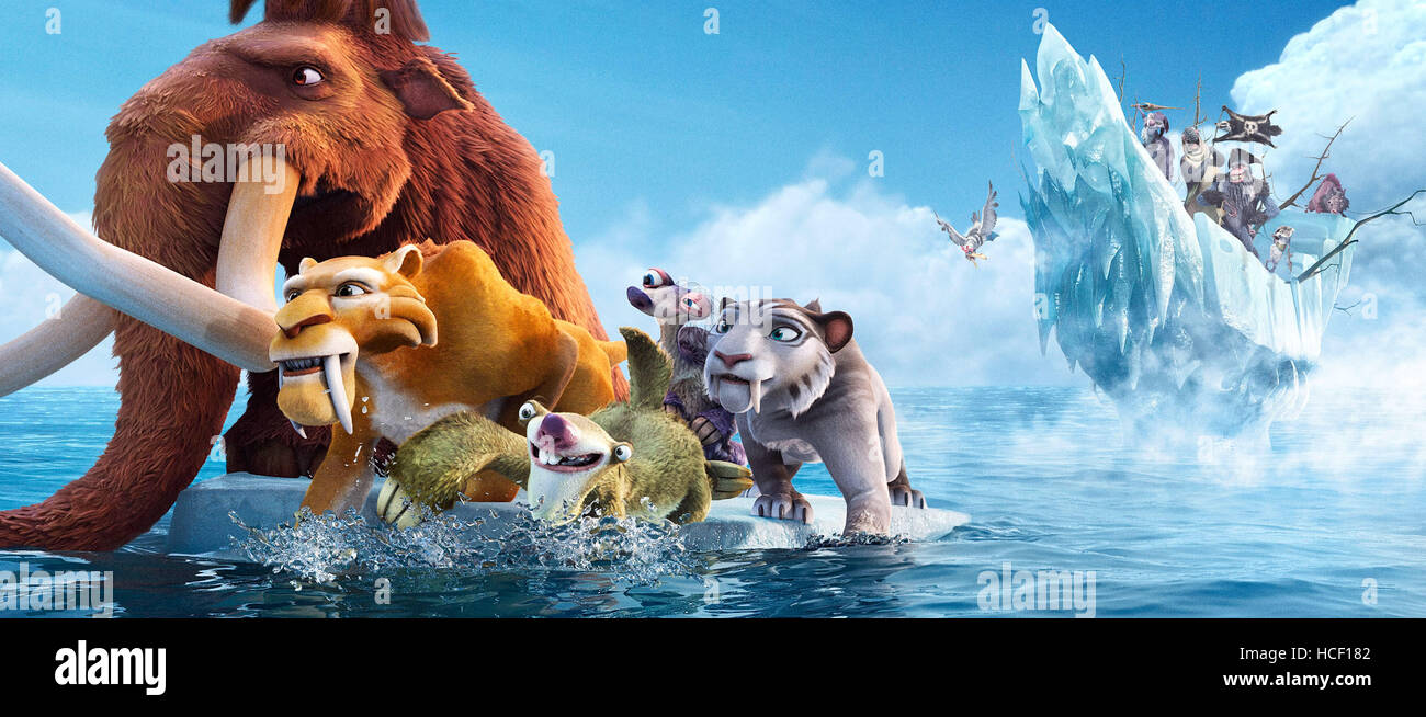 ICE AGE: CONTINENTAL DRIFT, (aka ICE AGE 4: CONTINENTAL DRIFT), front ...