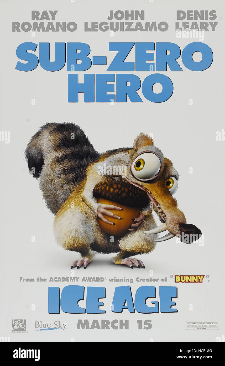 ICE AGE, US poster, Sid the Sloth, 2002, TM & Copyright © 20th Century ...