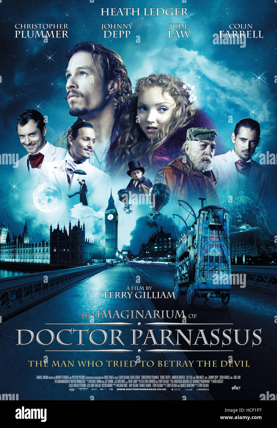 THE IMAGINARIUM OF DOCTOR PARNASSUS, Swiss poster art, 2009. ©Sony ...