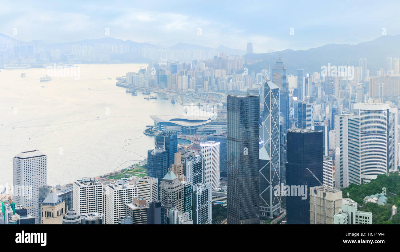 View of central Hong Kong Stock Photo - Alamy