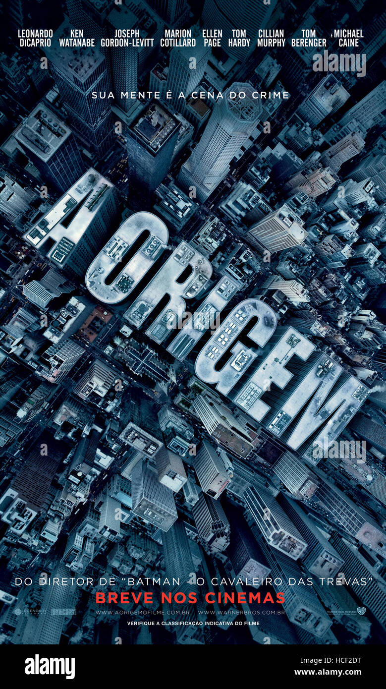 INCEPTION, Brazilian poster, 2010. ©Warner Bros./Courtesy Everett ...