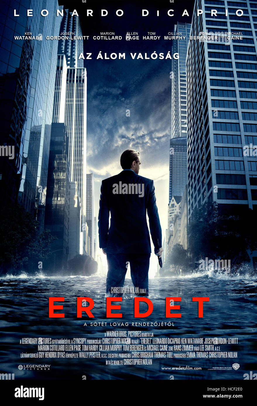 INCEPTION, (aka Eredet), Leonardo DiCaprio, Hungary poster, 2010 ...