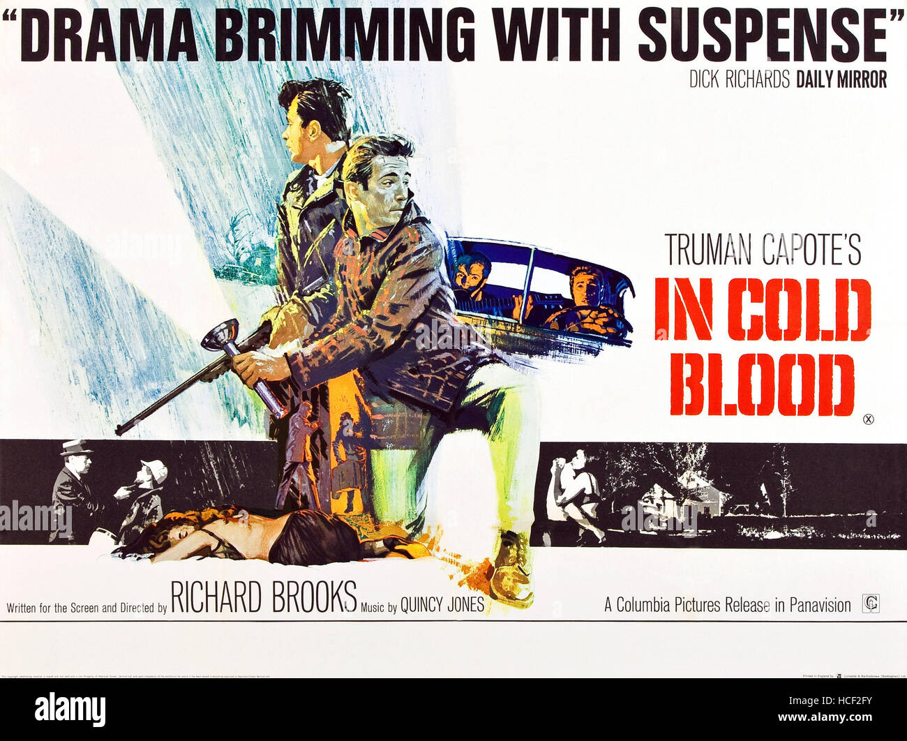 IN COLD BLOOD, l-r: Robert Blake, Scott Wilson on UK poster art, 1967 ...