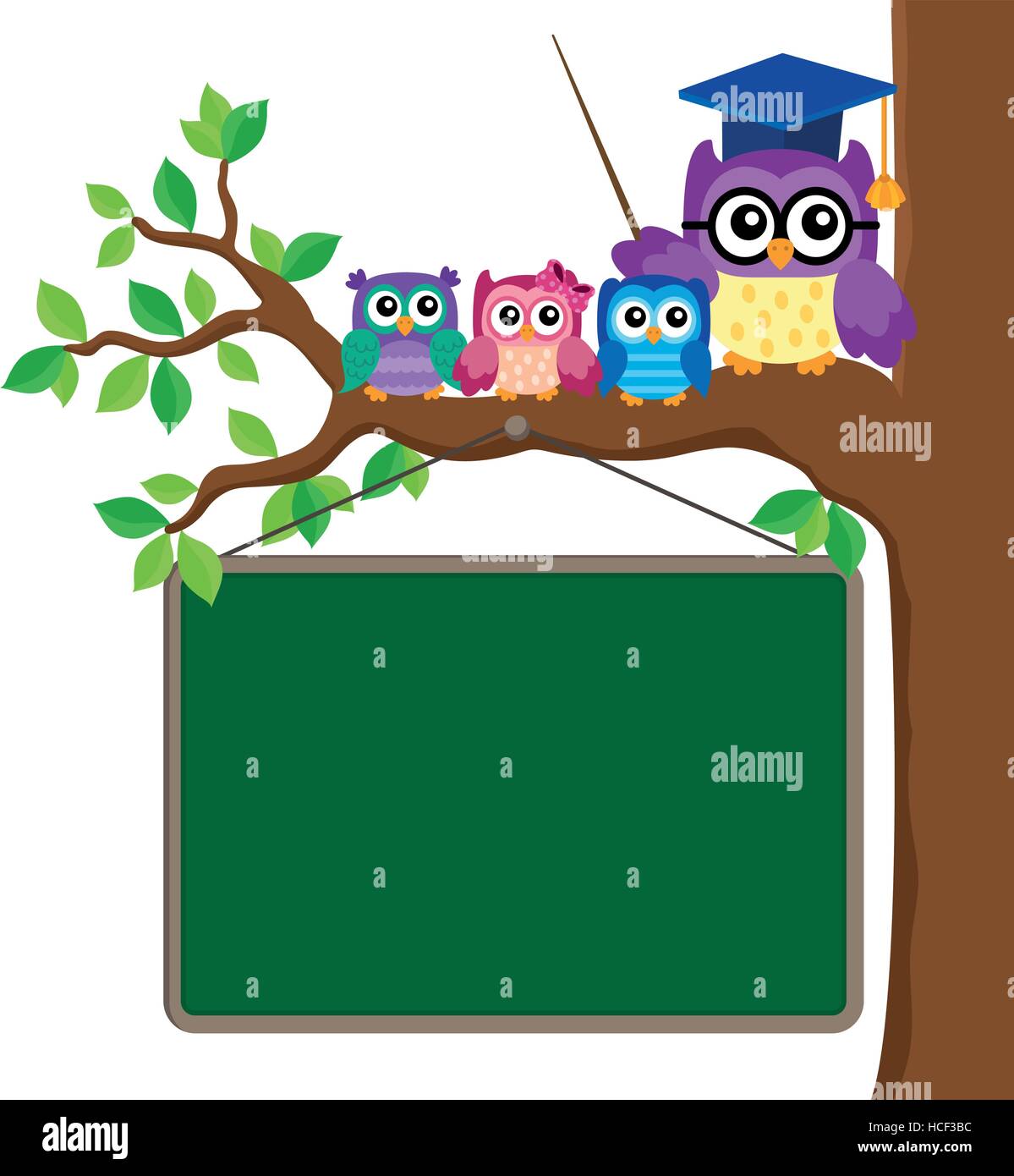 Knowledge vector owls hi-res stock photography and images - Alamy