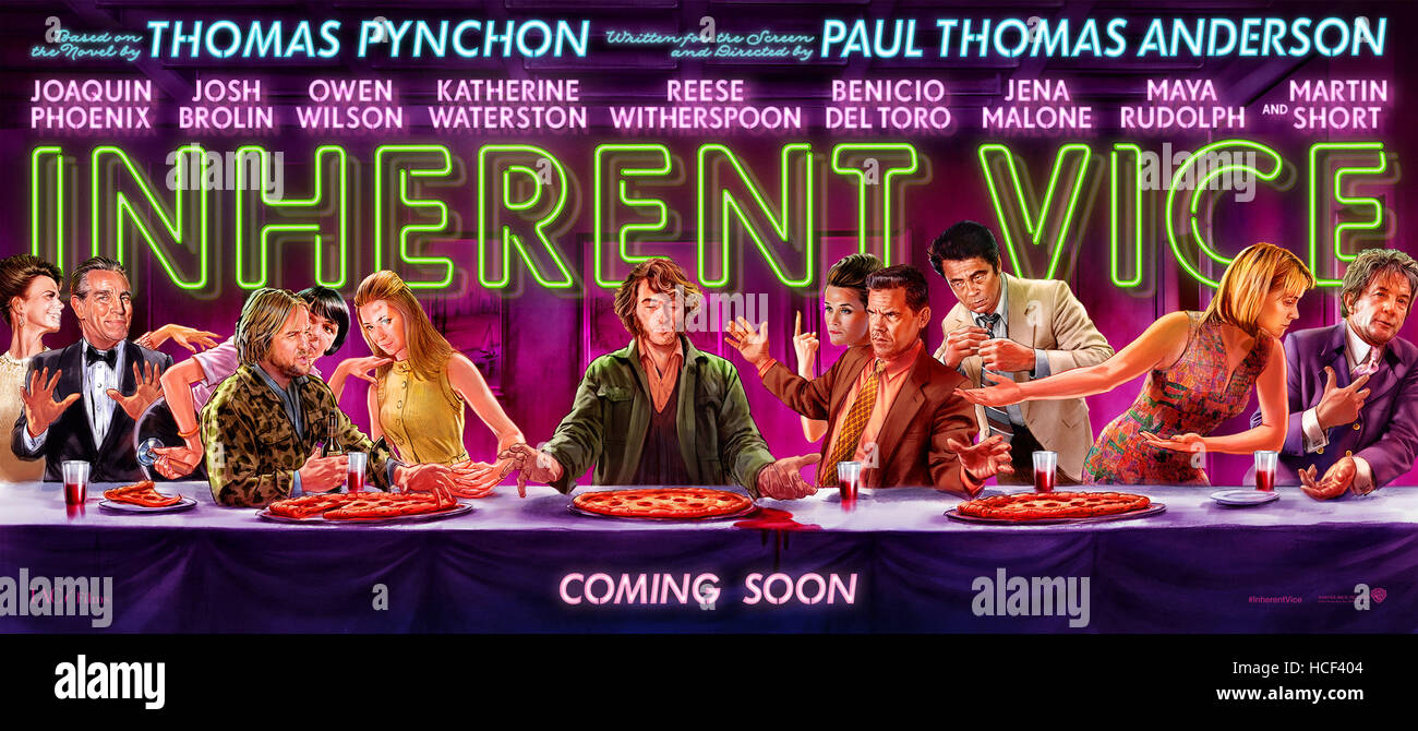 INHERENT VICE, international poster, from left: Serena Scott Thomas ...