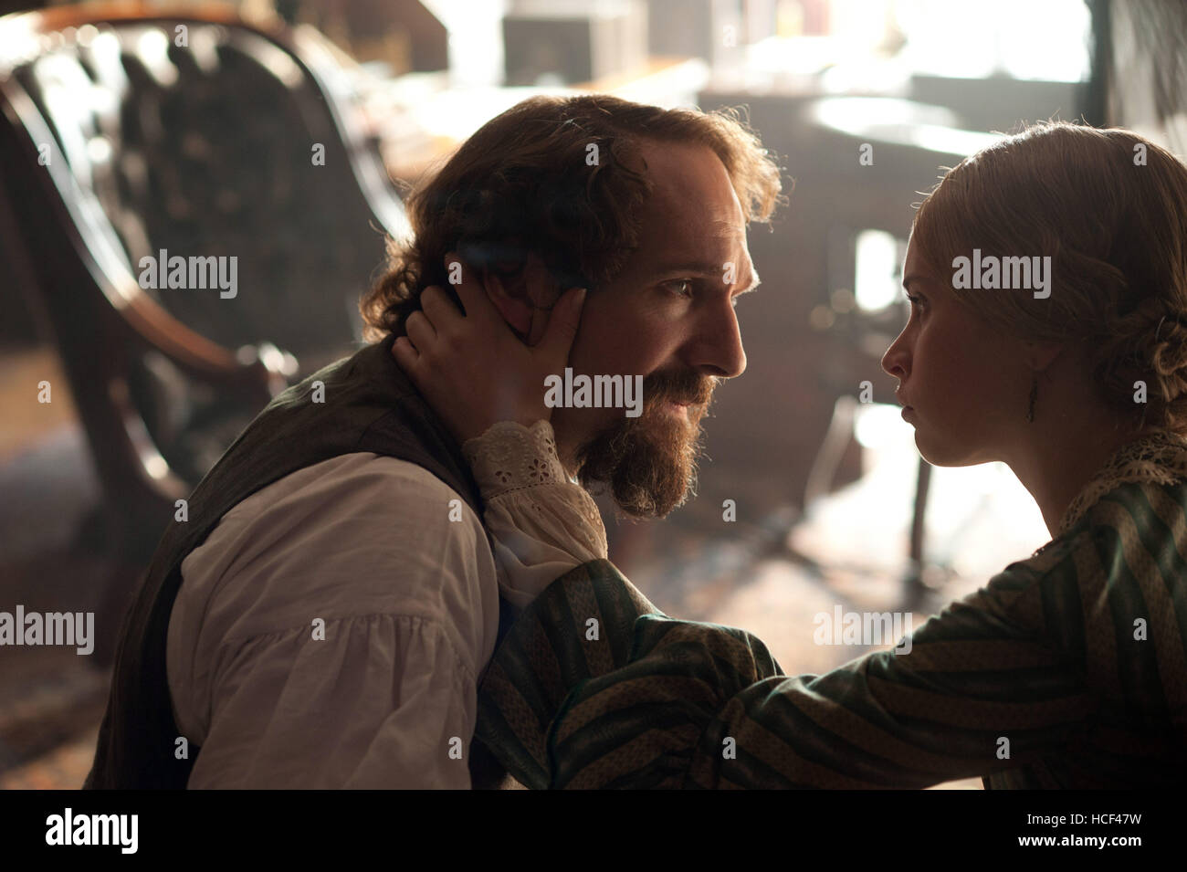 THE INVISIBLE WOMAN, from left: Ralph Fiennes, as Charles Dickens ...