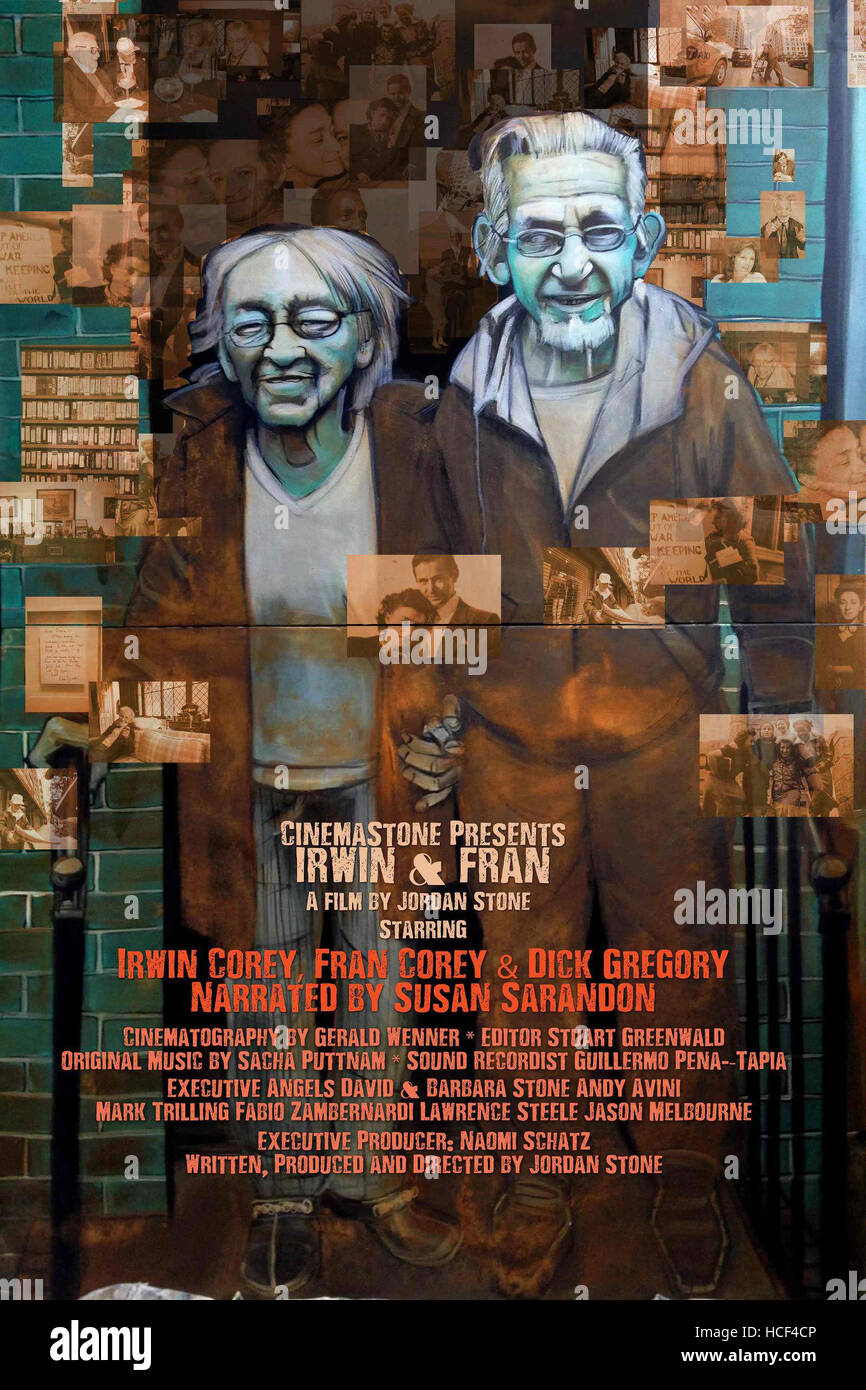 IRWIN & FRAN, international poster art, larger figures, from left: Fran ...