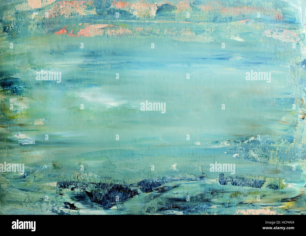 Art abstract blue background painted with acrylic colors Stock Photo ...