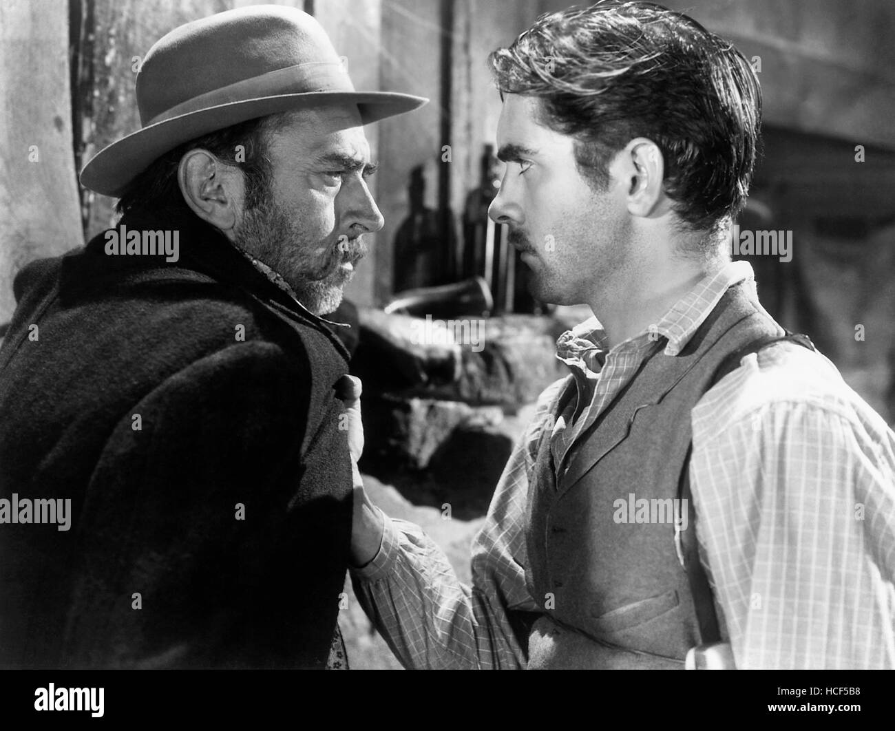 JESSE JAMES, from left: Arthur Aylesworth, Tyrone Power as Jesse James ...