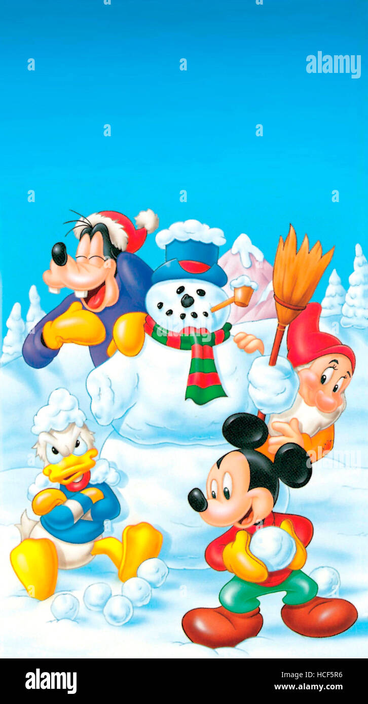 JIMINY CRICKET'S CHRISTMAS, clockwise from bottom left: Donald Duck ...