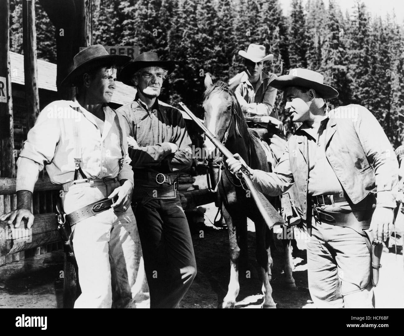 JUBAL, first, second and third from front left: Noah Beery Jr, John ...