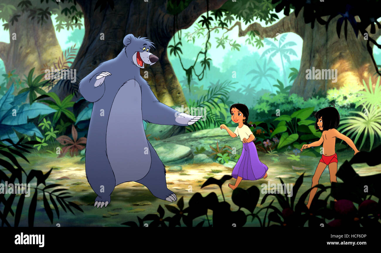 Jungle Book 2 Baloo Shanti Mowgli 2003 C Walt Disney Courtesy