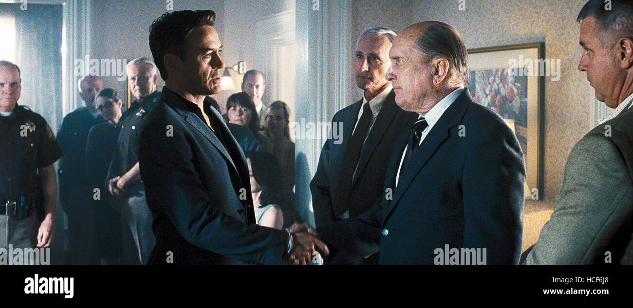 THE JUDGE, foreground l-r: Robert Downey Jr., Robert Duvall, 2014 ...