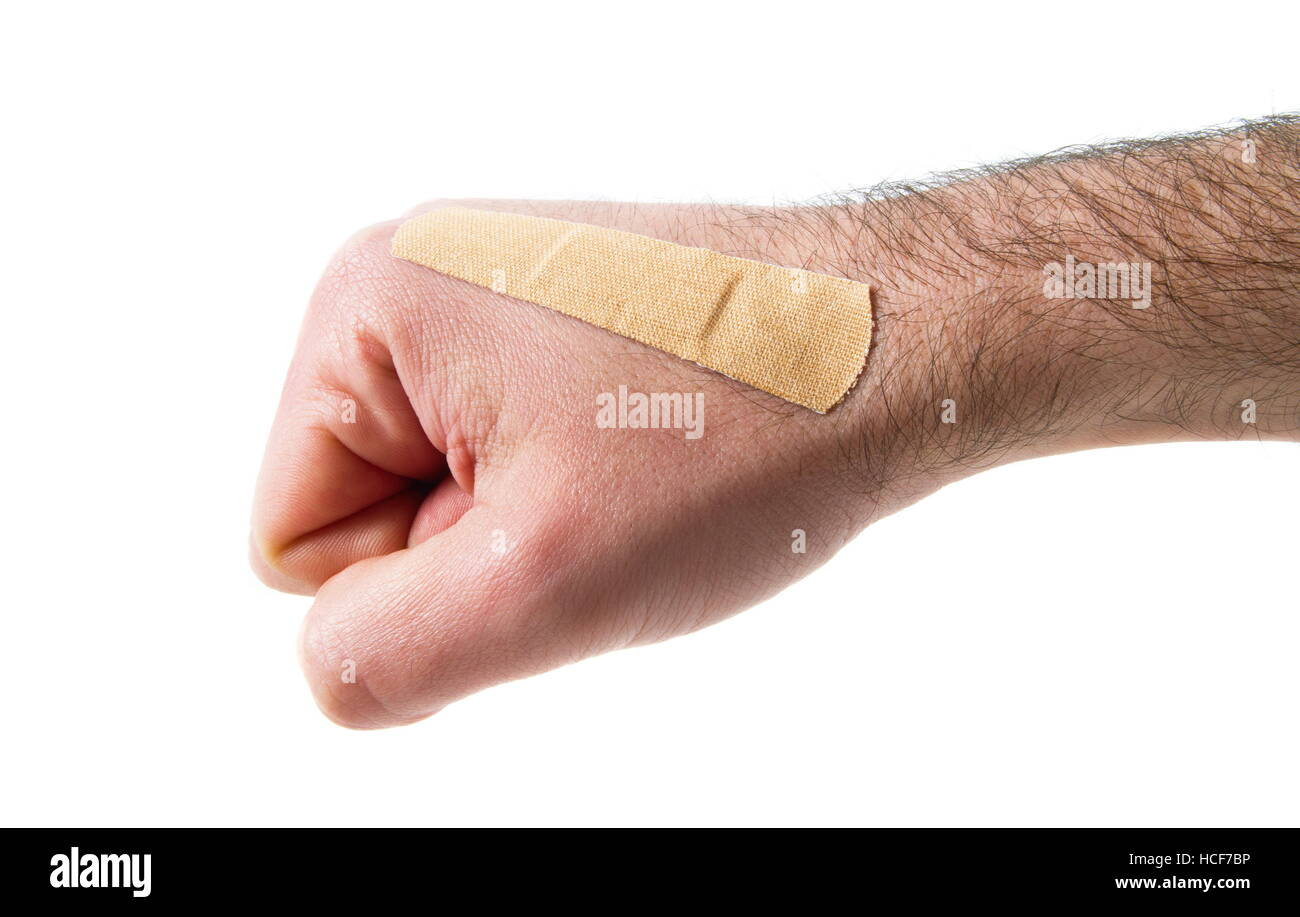Band aid on young arm hi-res stock photography and images - Alamy