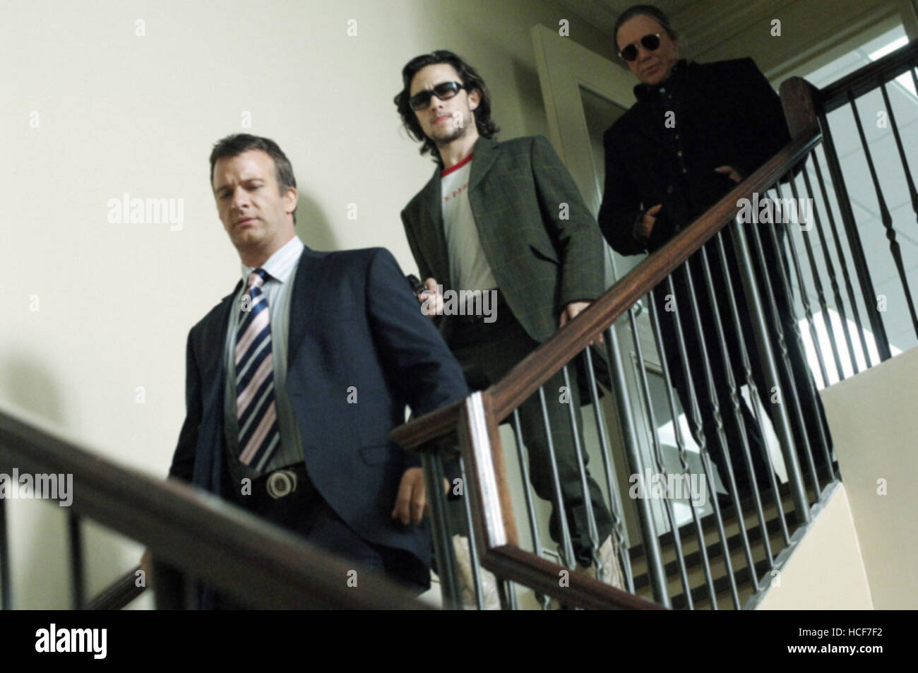 KILLSHOT, from left: Thomas Jane, Joseph Gordon-Levitt, Mickey Rourke ...