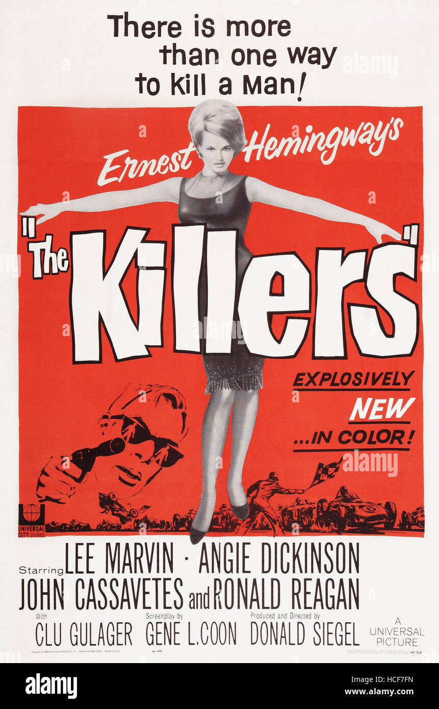 THE KILLERS, (aka 'Ernest Hemingway's THE KILLERS'), center: Angie ...