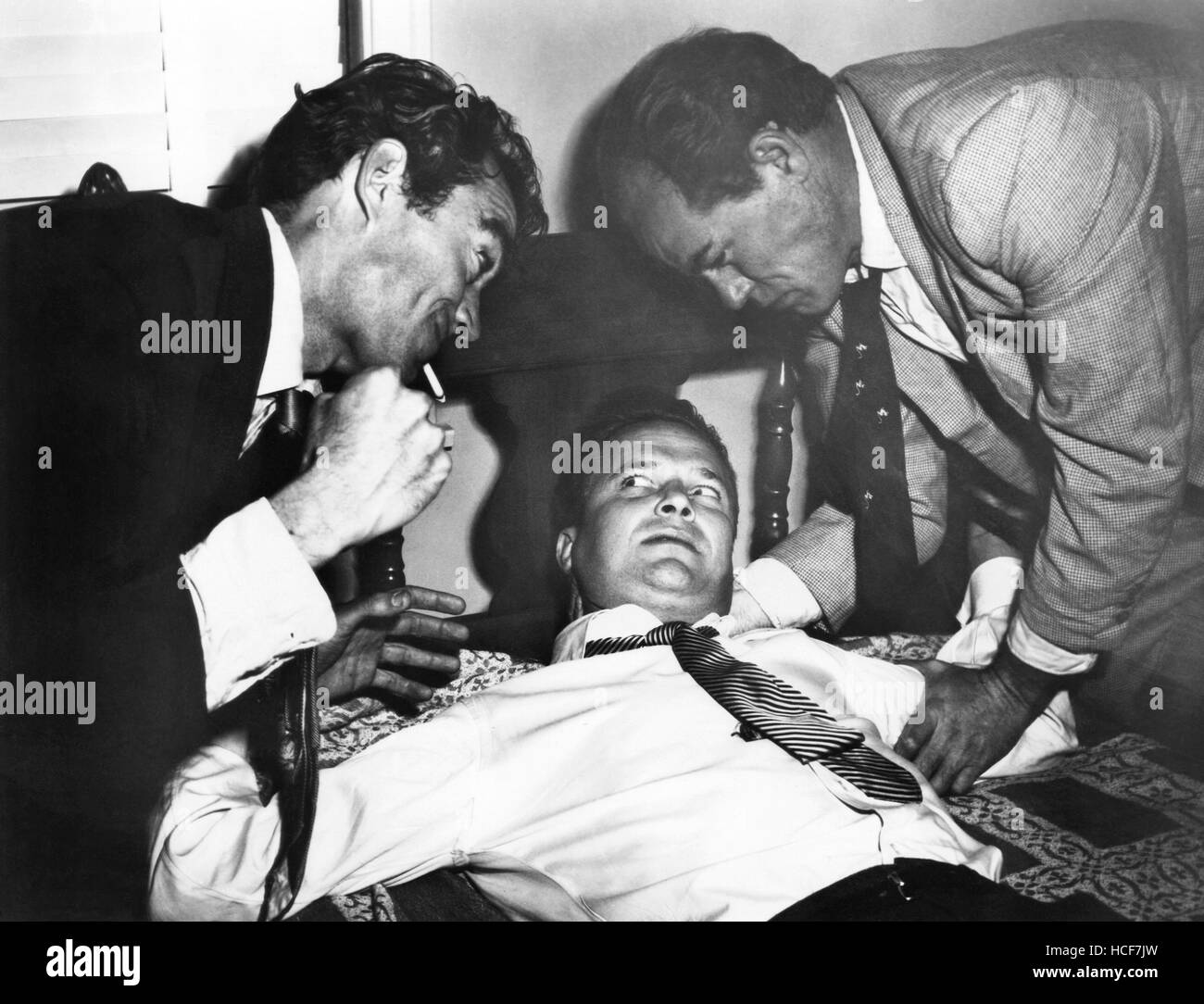 KISS ME DEADLY, from left: Jack Elam, Ralph Meeker, Jack Lambert, 1955 ...