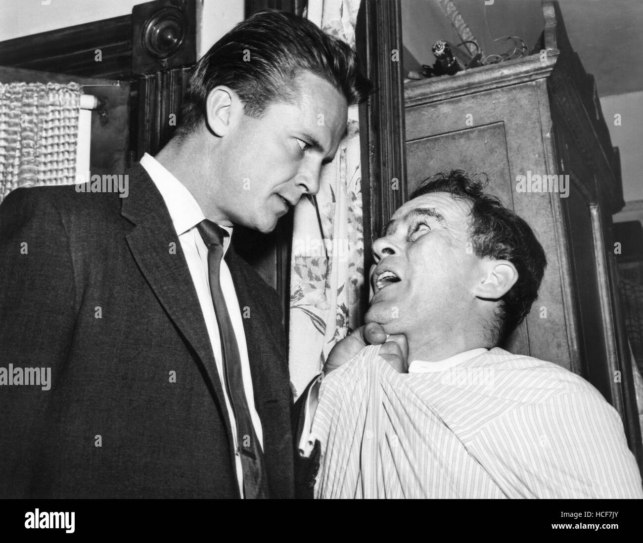 KISS ME DEADLY, from left: Ralph Meeker, Mort Marshall, 1955 Stock ...