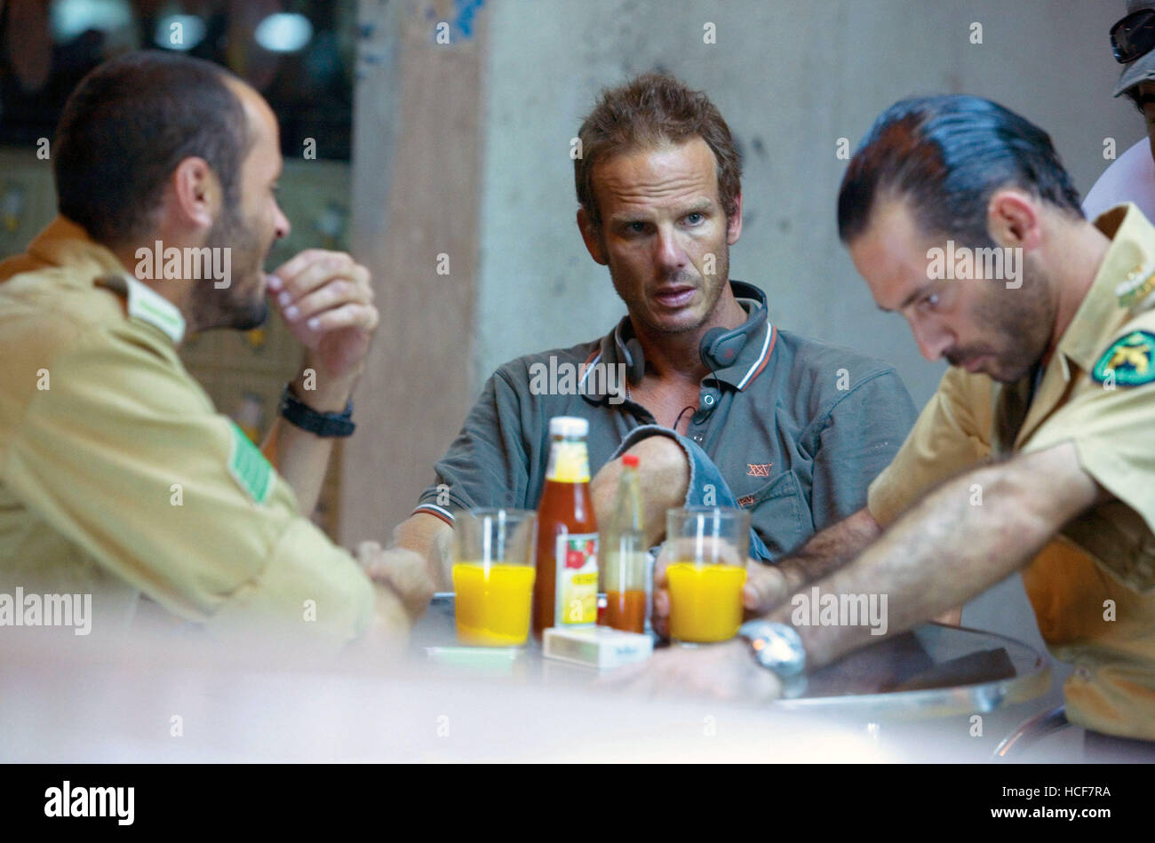 THE KINGDOM, Ali Suliman, director Peter Berg, Ashraf Barhom, on set ...