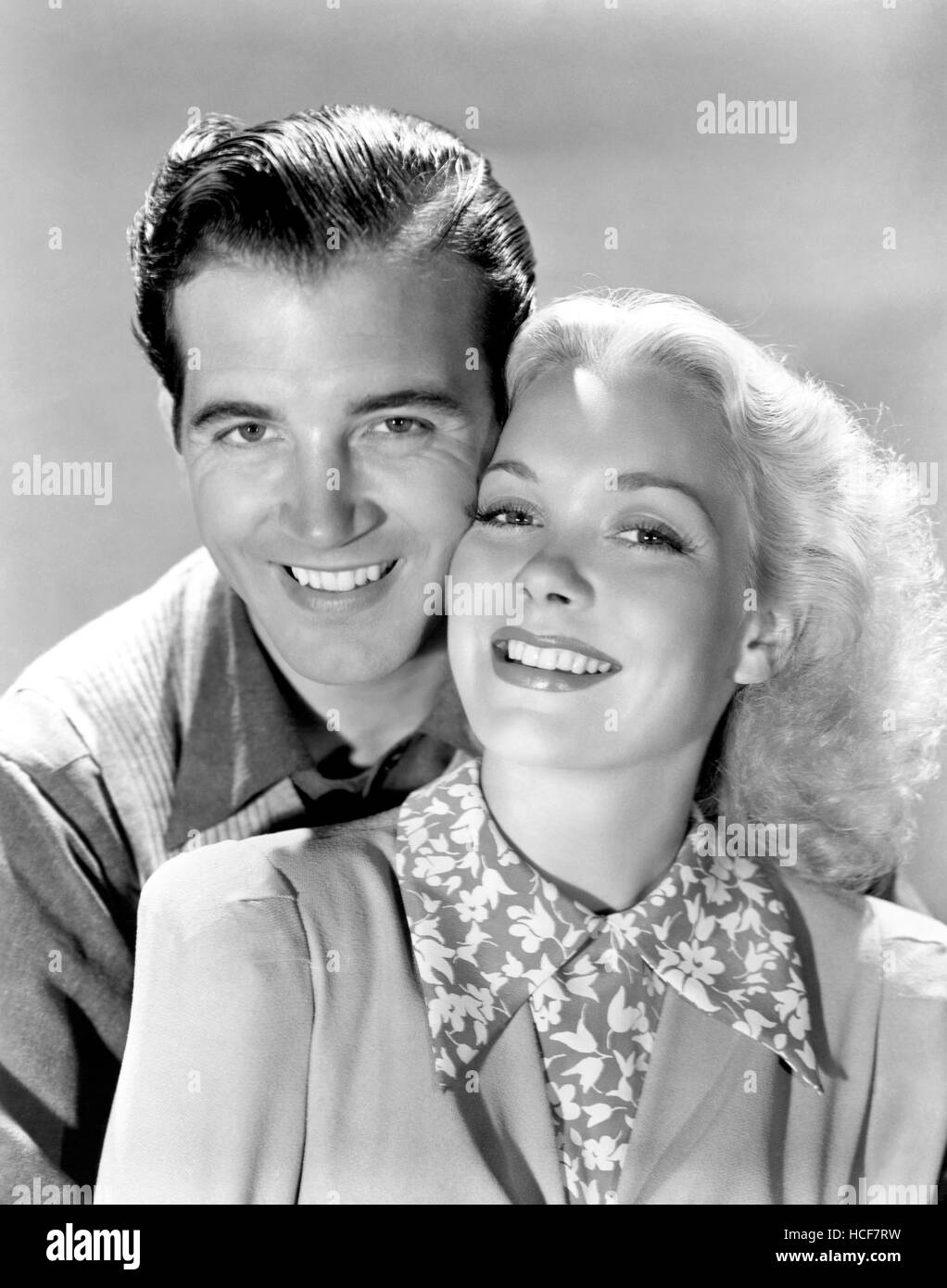 KID NIGHTINGALE, from left: John Payne, Jane Wyman, 1939 Stock Photo ...