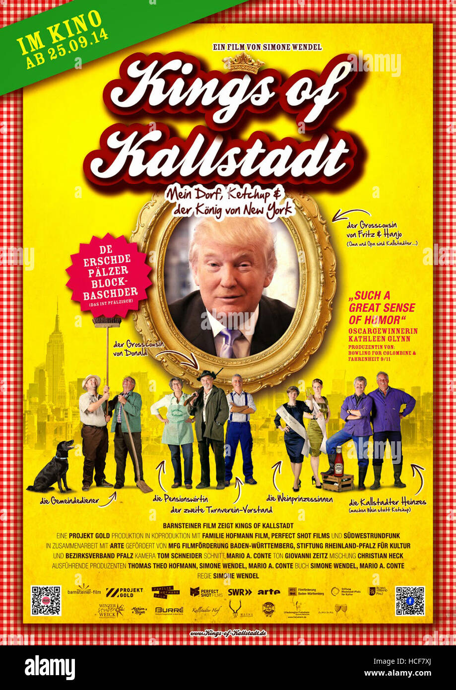 KINGS OF KALLSTADT, Geman poster, Donald Trump (top), 2014. © Maxim ...