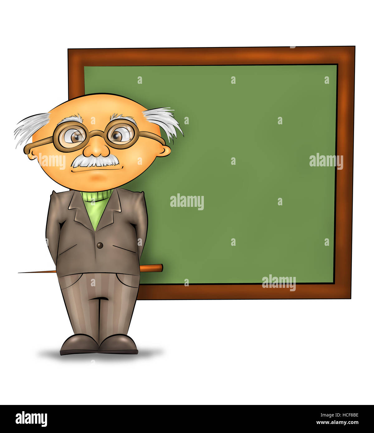 Cartoon professor hi-res stock photography and images - Alamy