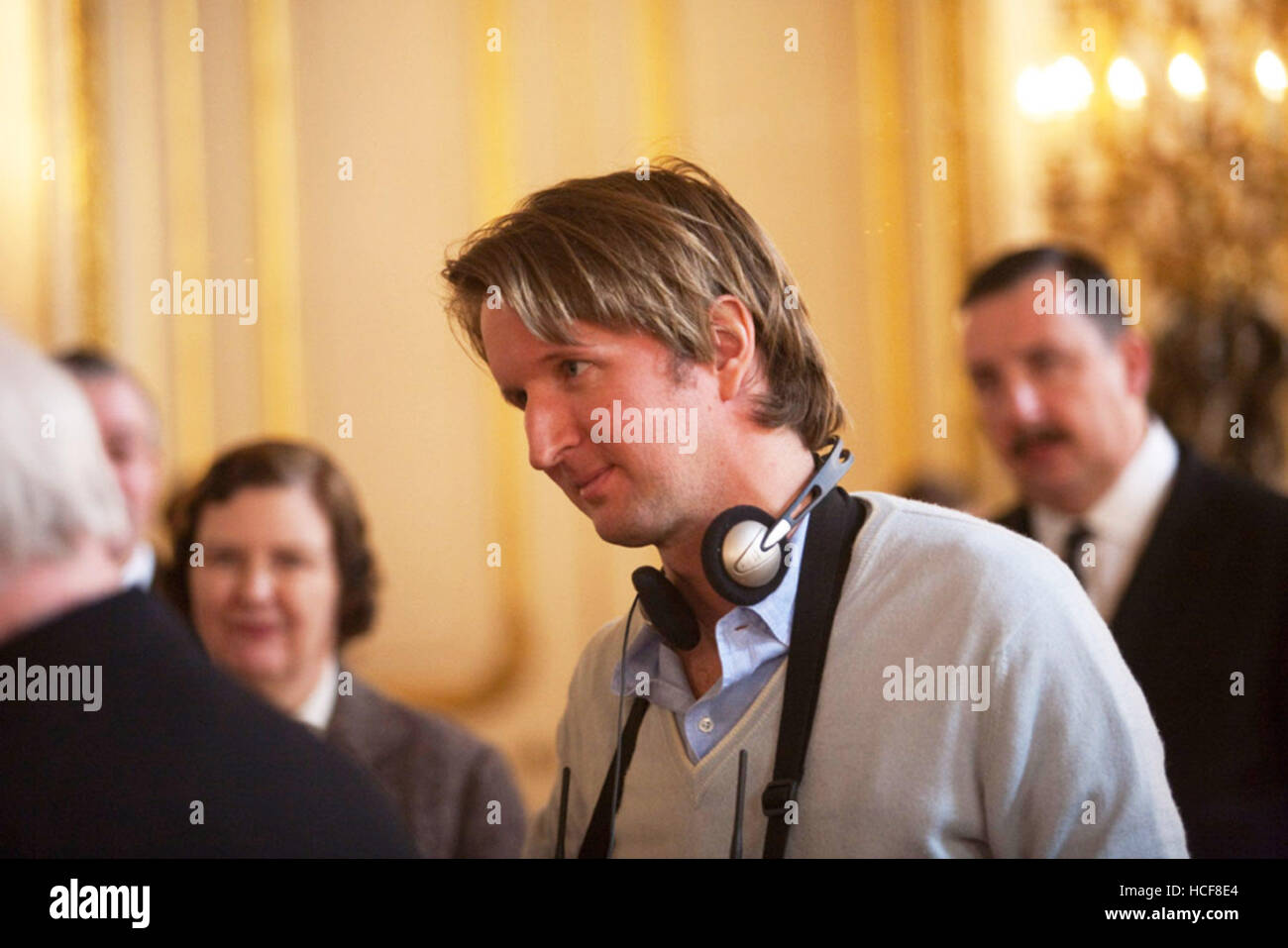 THE KING'S SPEECH, director Tom Hooper, on set, 2010. ©The Weinstein ...