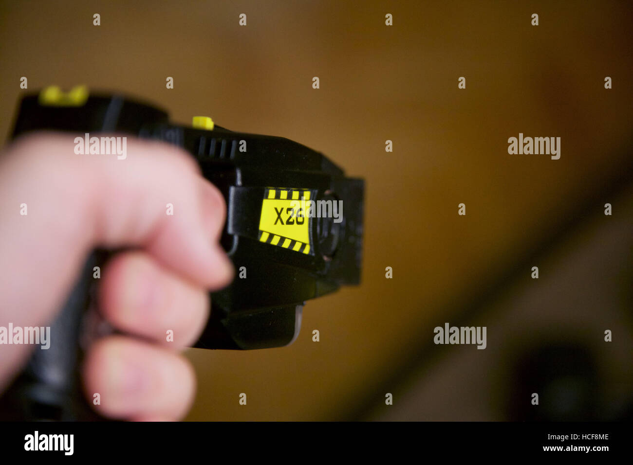 KILLING THEM SAFELY, retired LAPD Sergeant Greg Meyer points a TASER ...