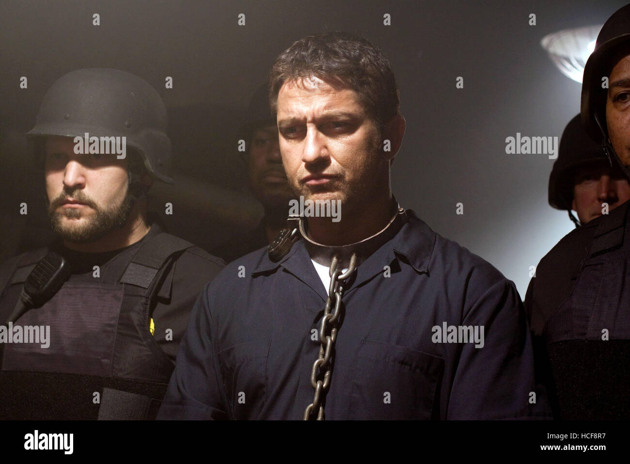 LAW ABIDING CITIZEN, Gerard Butler (chained), 2009. Ph: John Baer ...