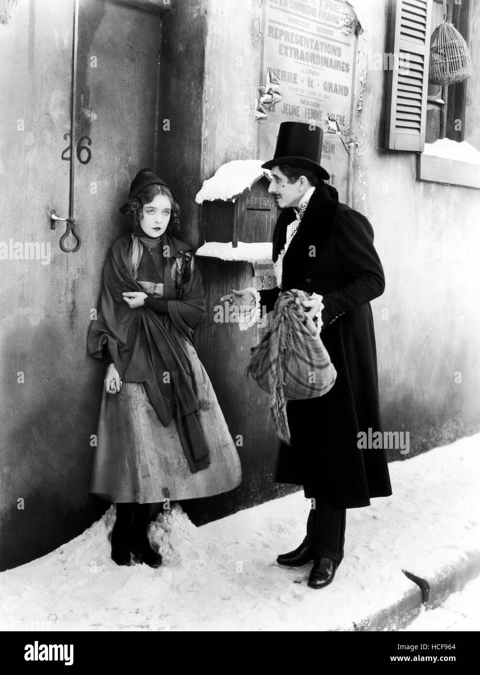 LA BOHEME, from left: Lillian Gish, Roy D'Arcy, 1926 Stock Photo - Alamy