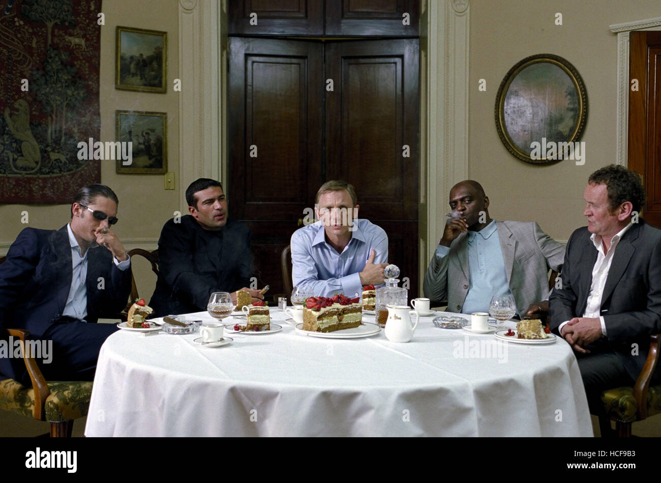 LAYER CAKE, Tom Hardy, Tamer Hassan, Daniel Craig, George Harris, Colm ...