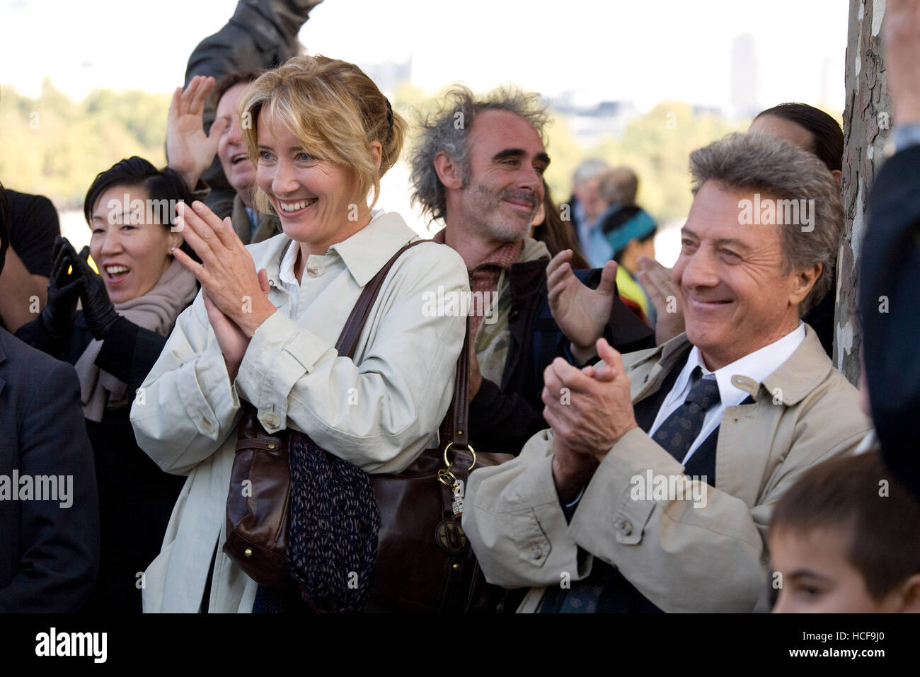 LAST CHANCE HARVEY, front, from left: Emma Thompson, Dustin Hoffman ...