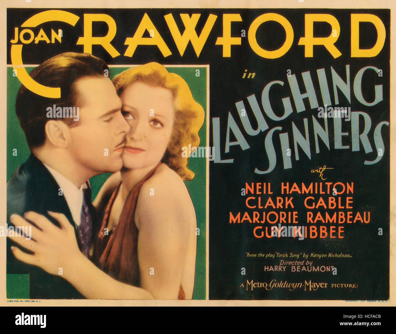 LAUGHING SINNERS, Neil Hamilton, Joan Crawford, 1931 Stock Photo - Alamy