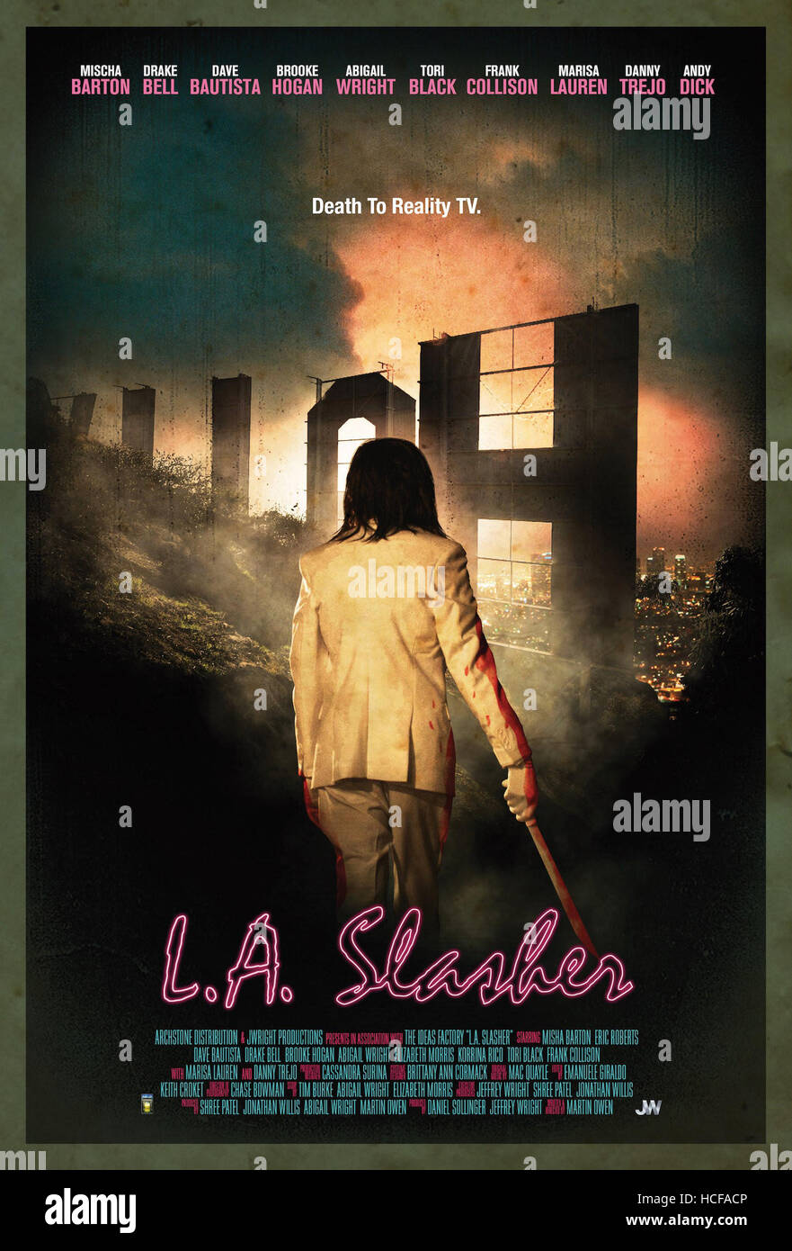 L.A. SLASHER, poster, 2015. ©AMC Theaters/Courtesy Everett Collection ...